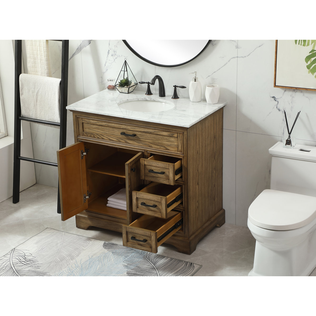 Birch Lane™ Hermes 36" Single Bathroom Vanity Set | Birch Lane